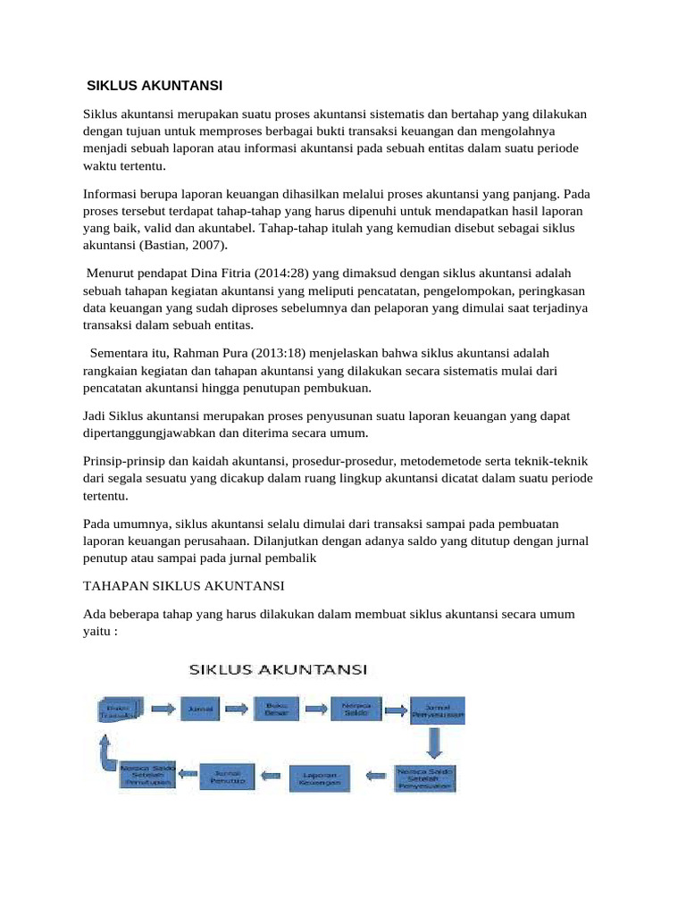Siklus Akuntansi | PDF