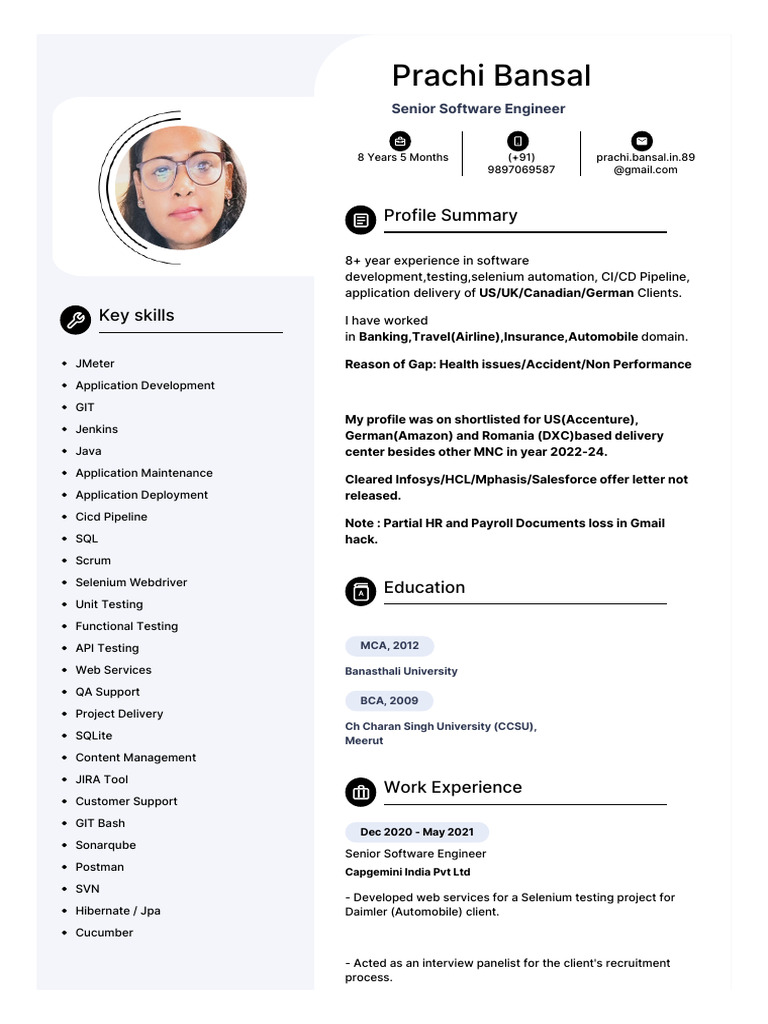 Prachi-Bansal | PDF | Selenium (Software) | Databases