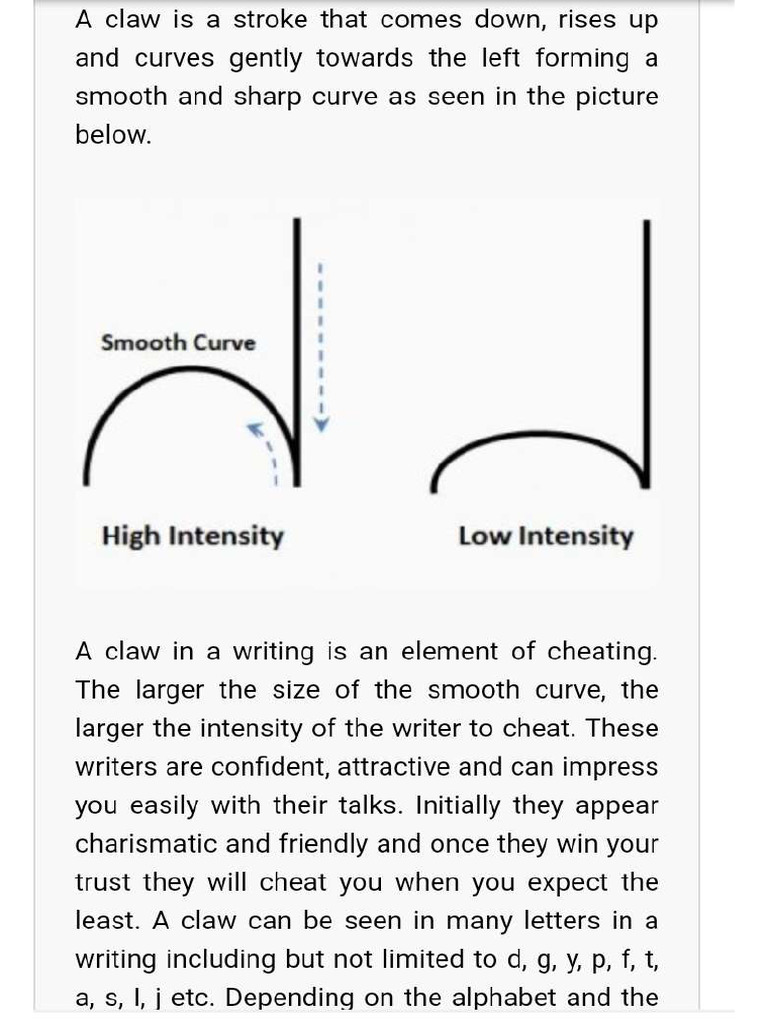 Claw Intensity | PDF