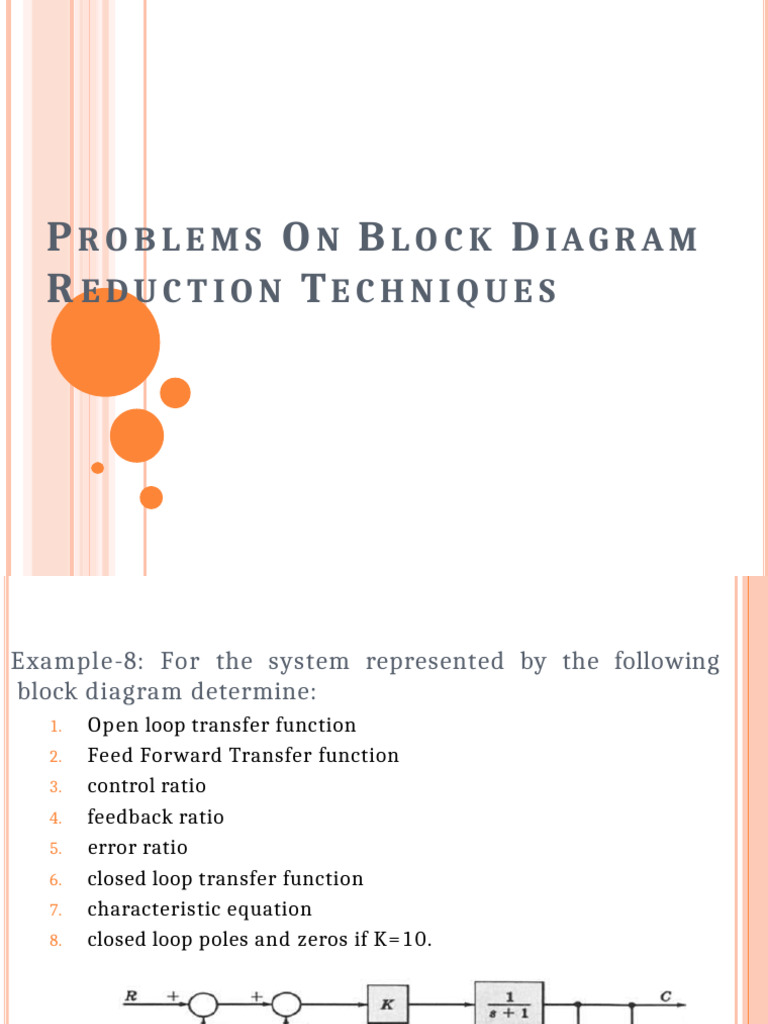 Problems-On-Block-Diagram-Reduction | PDF | Control Theory | Applied ...