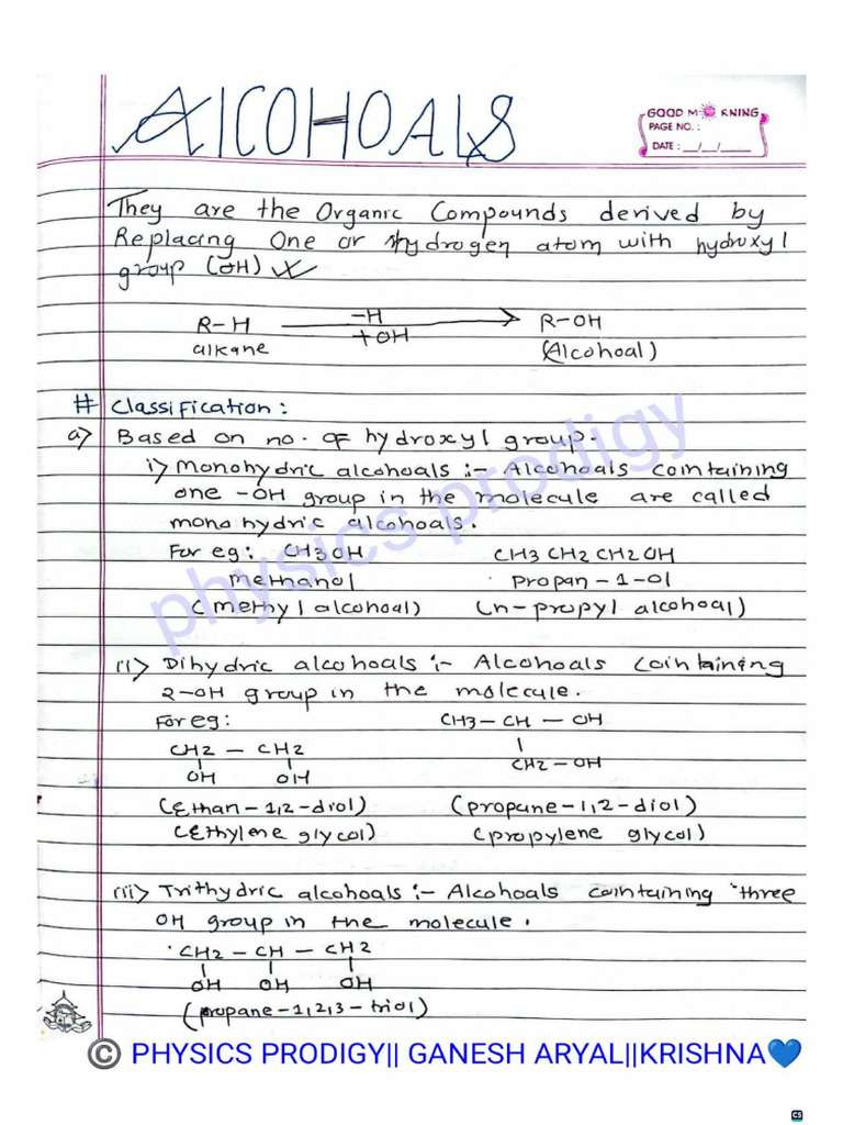Alcohol For Note | PDF