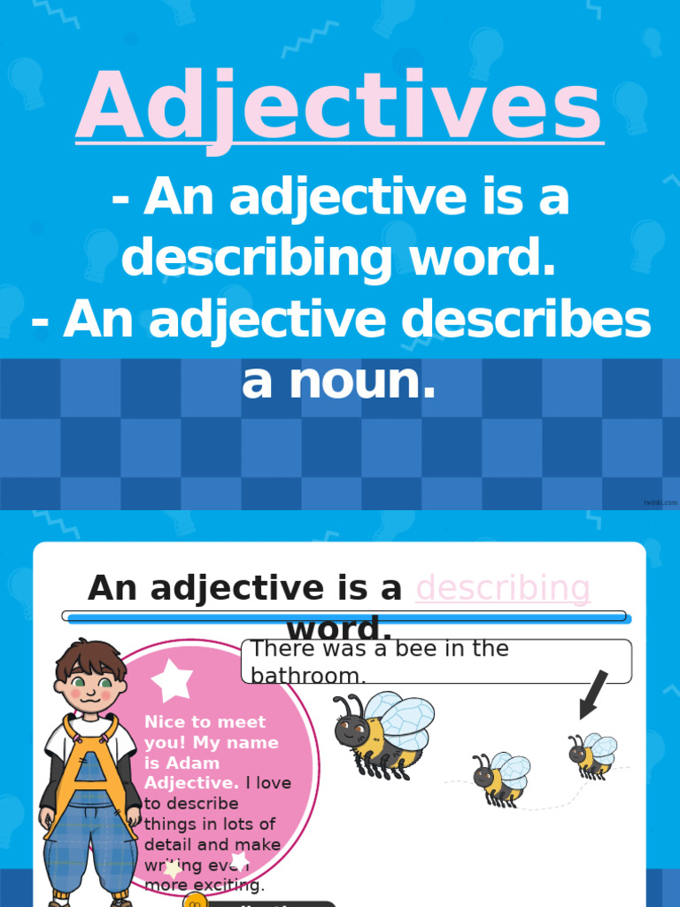 Understanding Adjectives in Writing | PDF