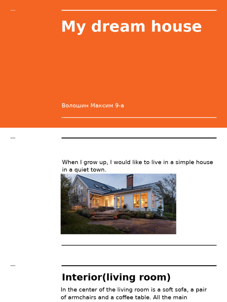 My Dream House | PDF