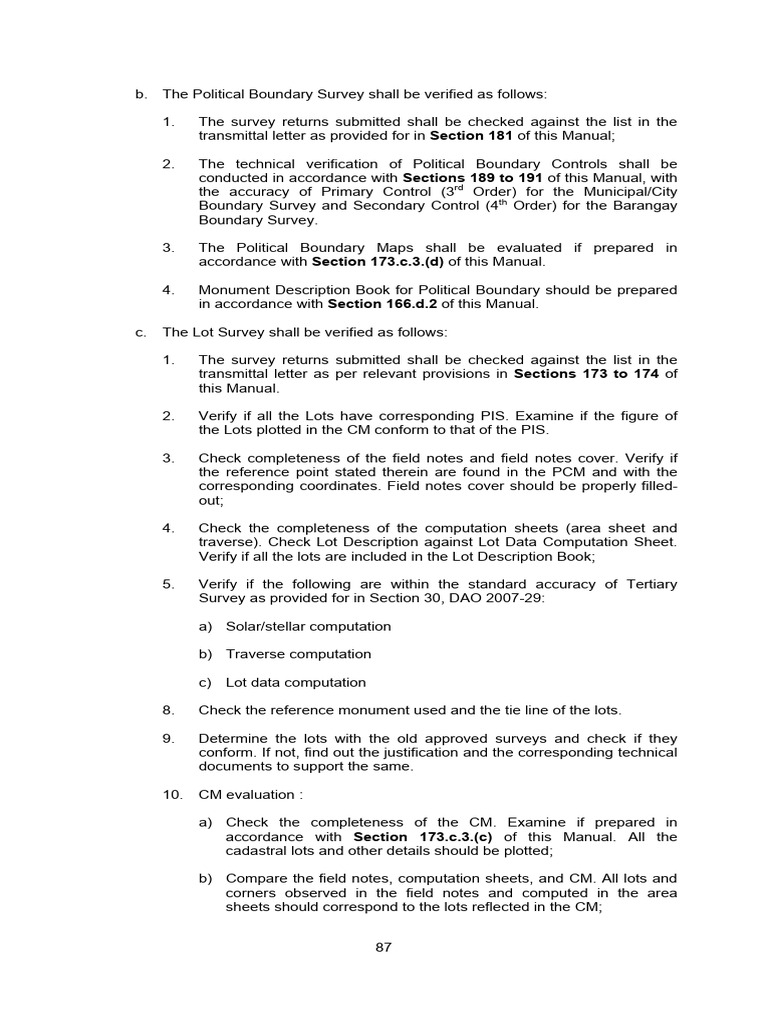 Sec 202G DMC 2010-13 | PDF | Surveying