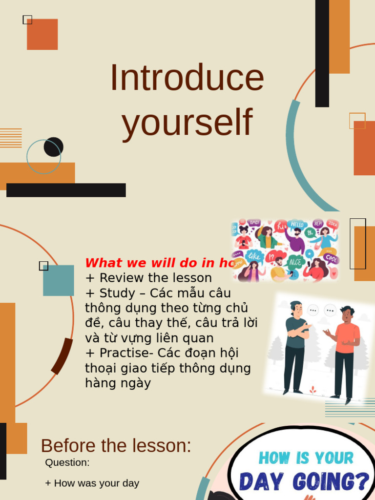 Lesson 1 Introduce Yourself | PDF