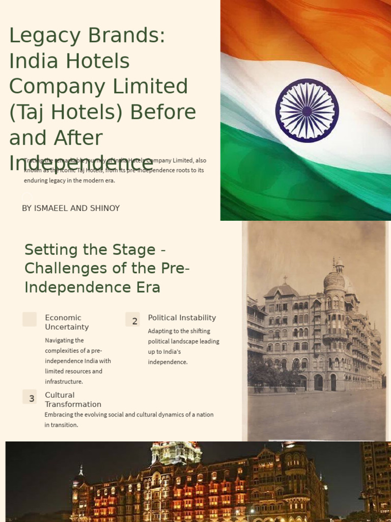 Taj Hotels: Legacy and Evolution in India | PDF | Brand | Innovation