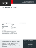 SPMT Description Incl Drawings | PDF | Trailer (Vehicle) | Crane (Machine)