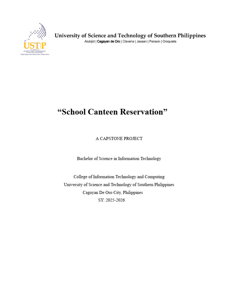 Concept Paper | PDF | Cafeteria Concept Paper | PDF | Cafeteria