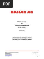 EDIFACT DESADV Message Structure Guide | PDF | Packaging And Labeling ...
