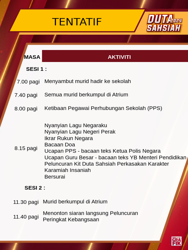 Bebas Vol3 Template Buku Program A4 Size Duta Sahsiah | PDF