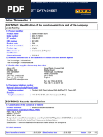 PPG Thinner 91-92 Safety Data Sheet | PDF | Safety | Occupational ...