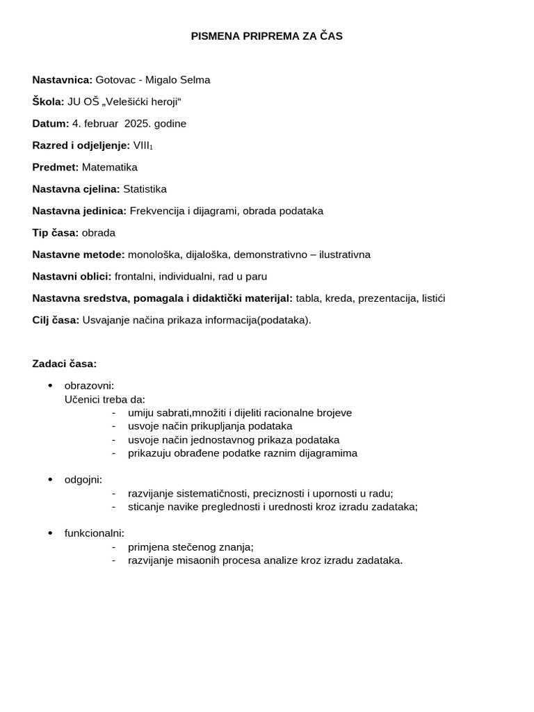 Frekvencija I Dijagrami VIII | PDF