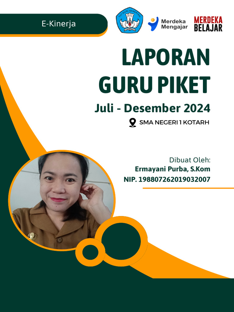 Laporan Guru Piket Ermayani Purba | PDF