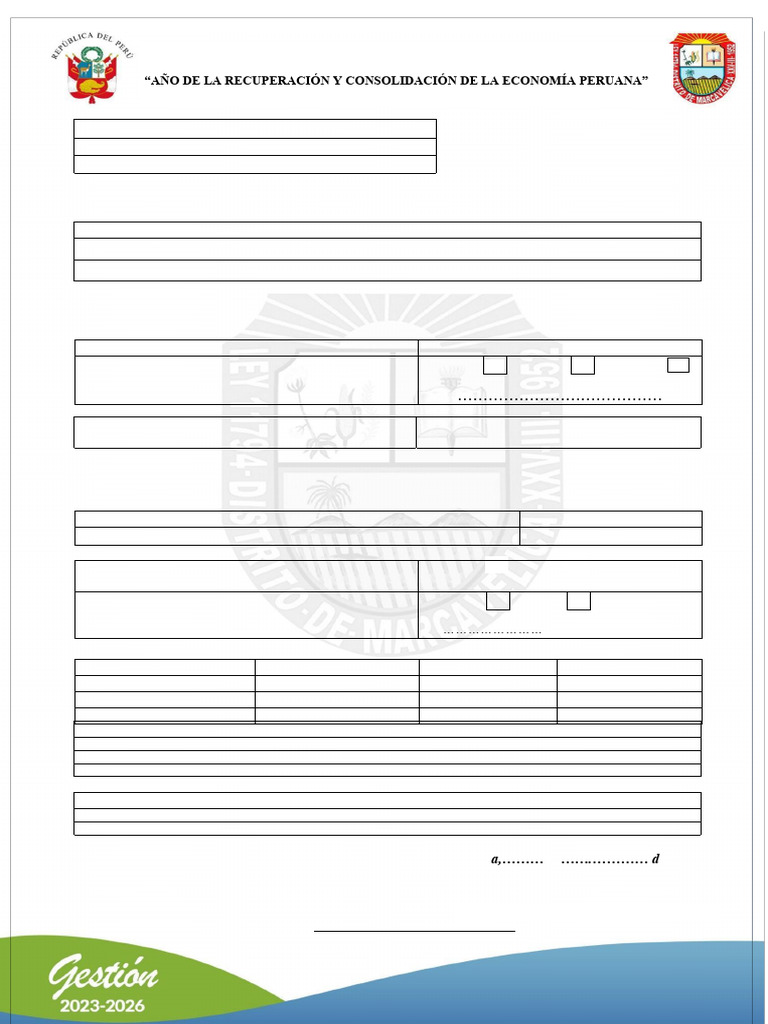 Formato de Solicitud | PDF