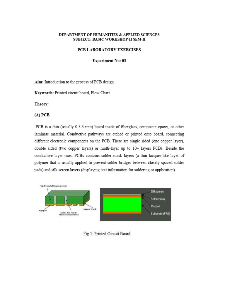 Ws2 PCB Experiment 3 To Experiment 6 | PDF | Printed Circuit Board ...