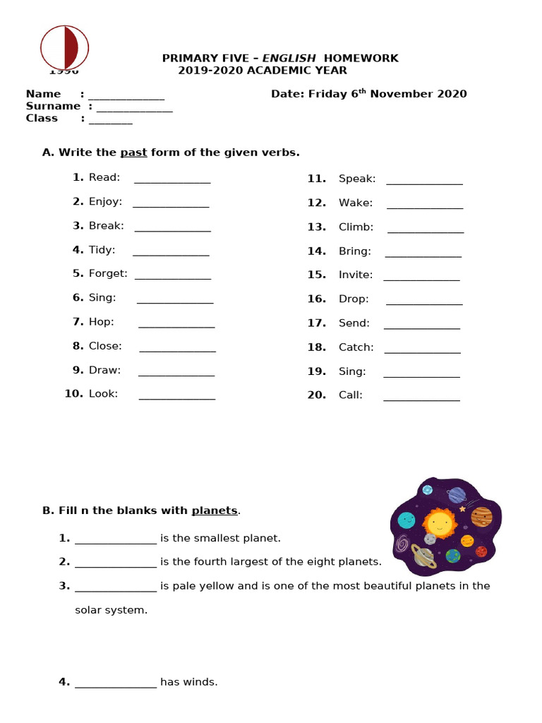 Homework Friday W 23 p5 | PDF | Planets | Planetary Science