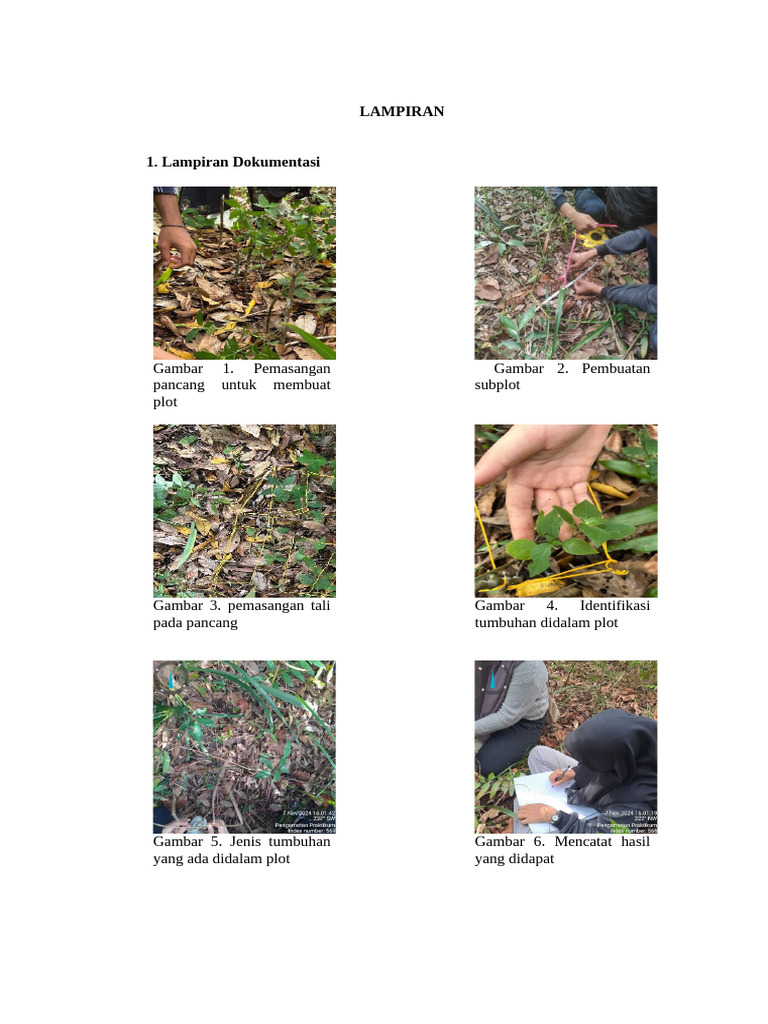 Lampiran Ekologi Klompok 1 | PDF