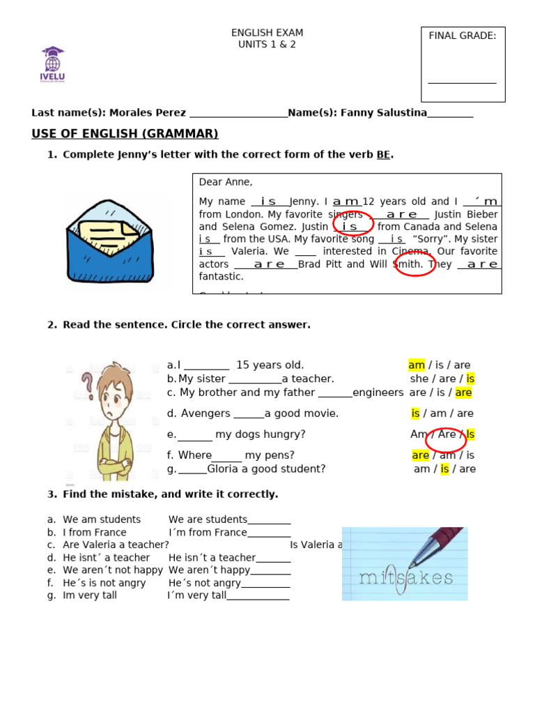 Interchange U1-2 with listening TEST | PDF
