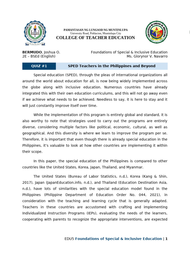 SNED-Q&A | PDF | Special Education | Inclusion (Education)