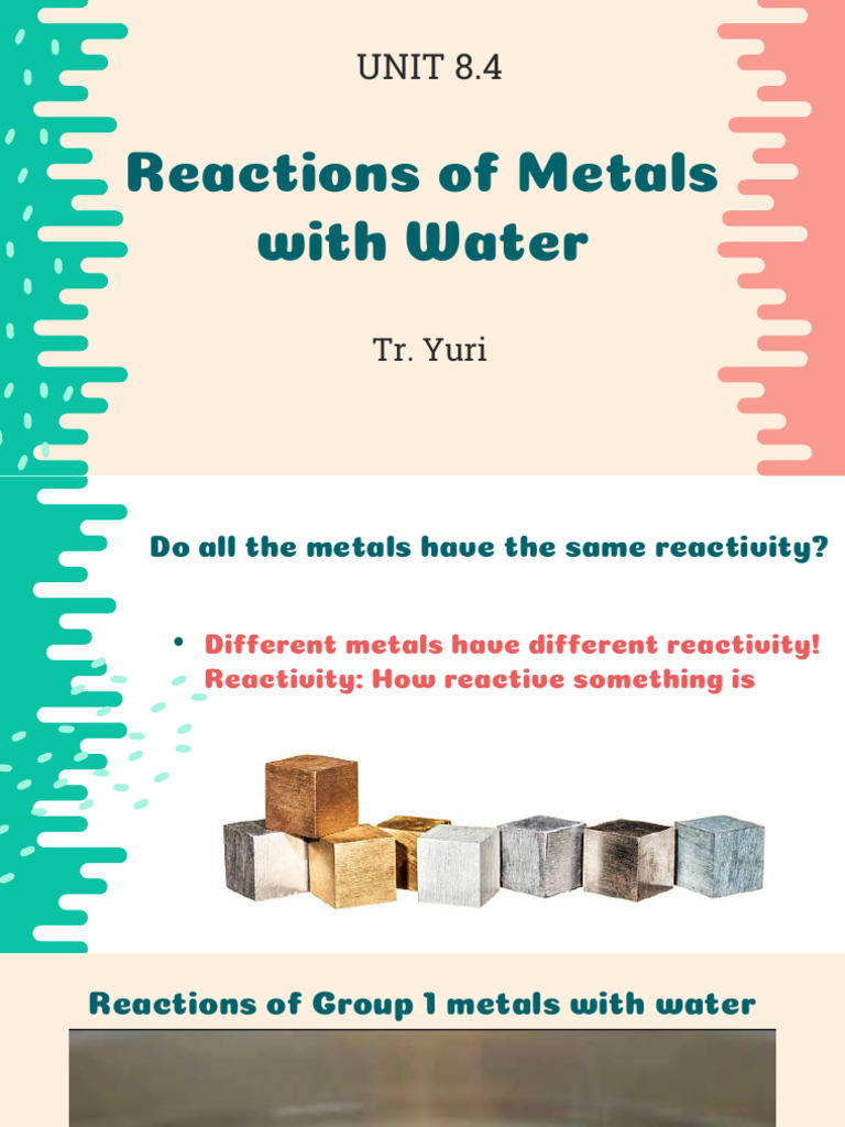 Magnesium Reactions with Water and Steam | PDF | Magnesium | Water