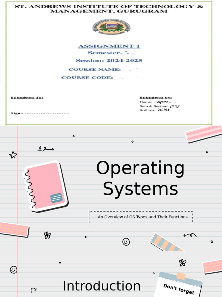 Operating Systems (2)-1 | PDF | Operating System | Mobile App