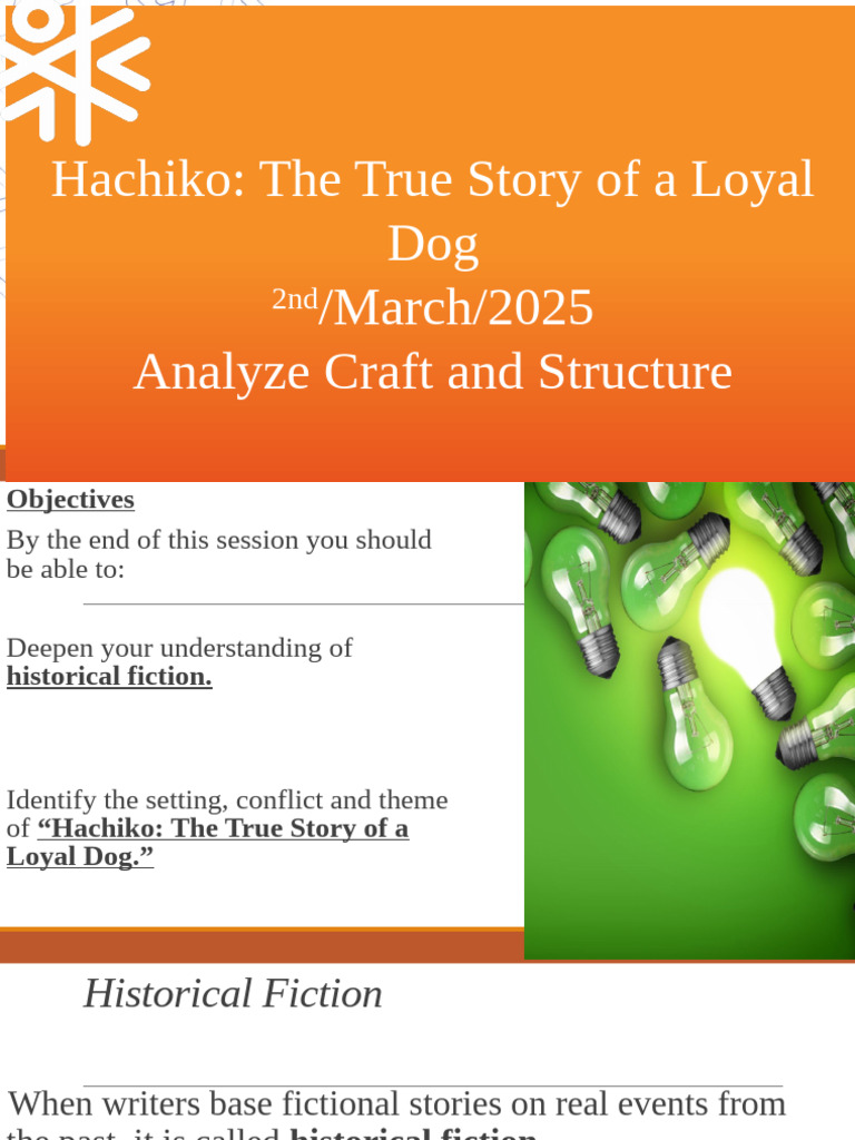 Hachiko Analyze Craft and Structure | PDF