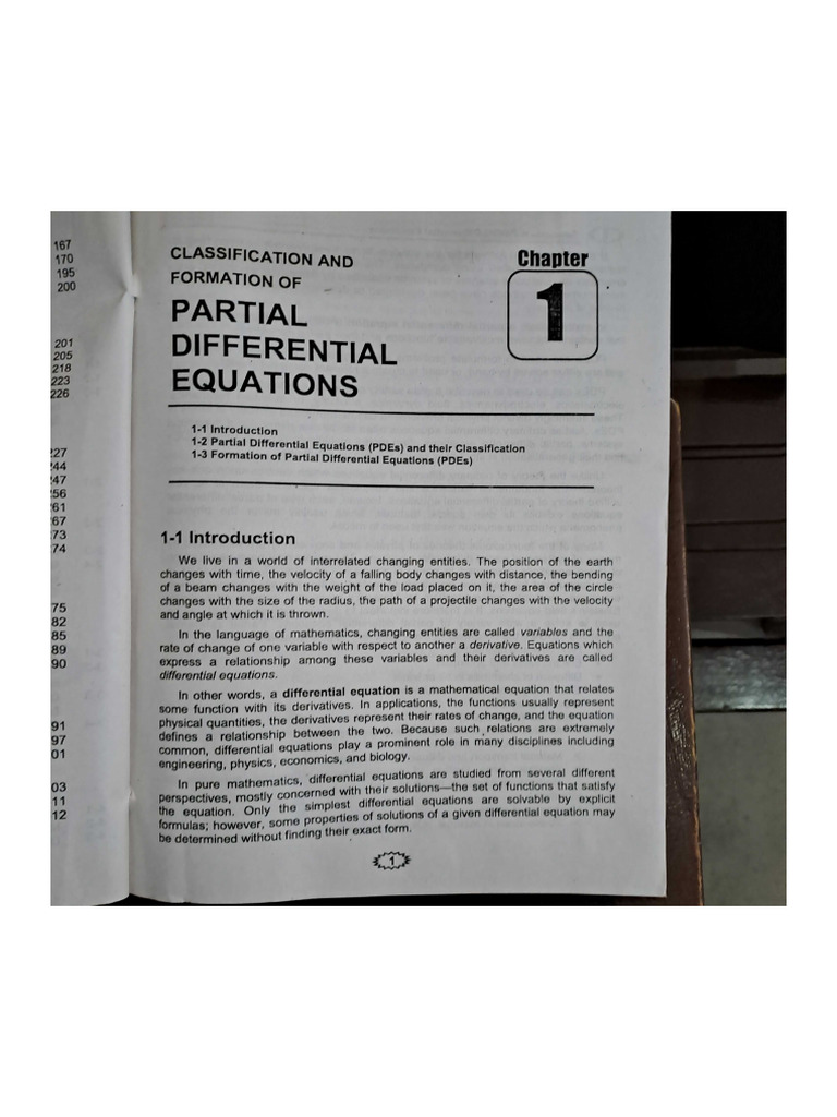 Partial Differential Equations CH 1, 2 | PDF