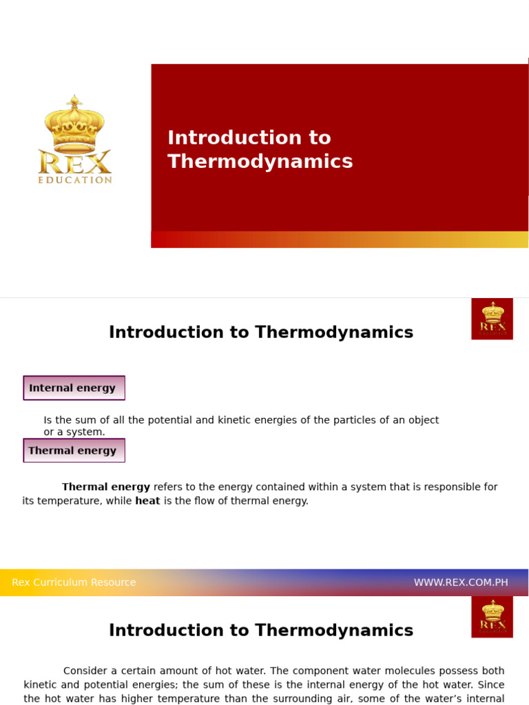 Introduction+to+Thermodynamics | PDF | Heat | Thermodynamics