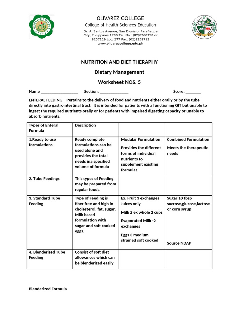 MIDTERM LAB Worksheet 45 | PDF | Diet (Nutrition) | Diet & Nutrition