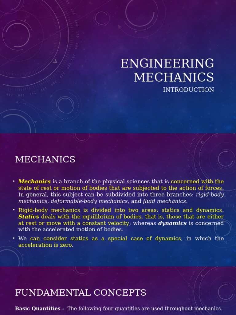 Lesson 1 - Introduction | PDF | Force | Mechanics