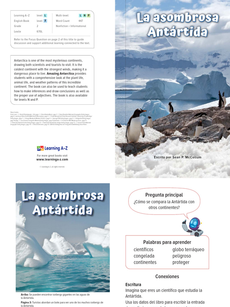 Asombrosa Antártida: Vida y Clima | PDF | Antártida | Tierra