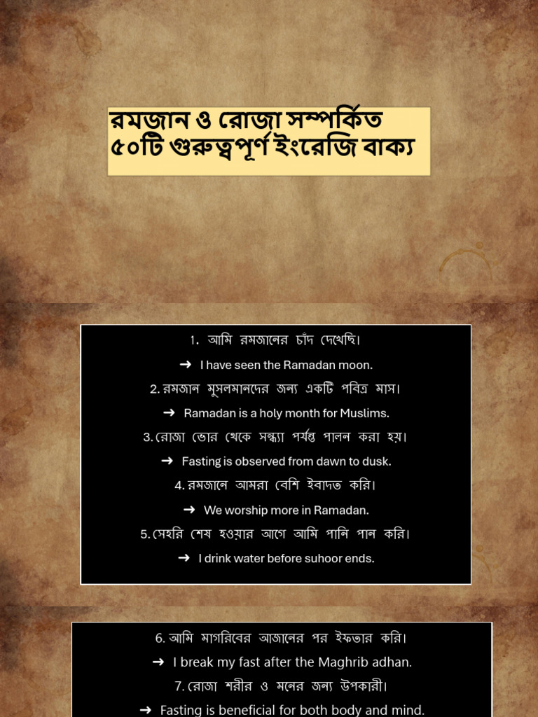 Ramadan English | PDF