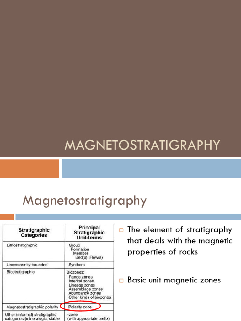 5. Magnetostratigraphy | PDF | Stratigraphy | Applied And ...