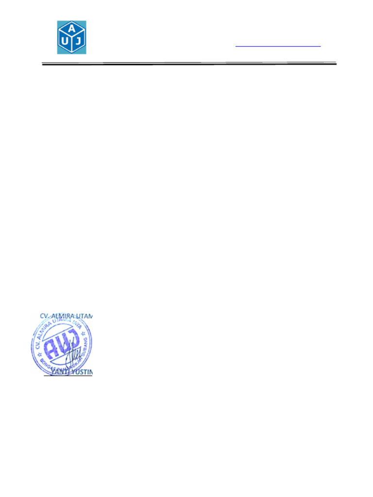 Referensi Kerja Ujang Rosidin CV Almira | PDF