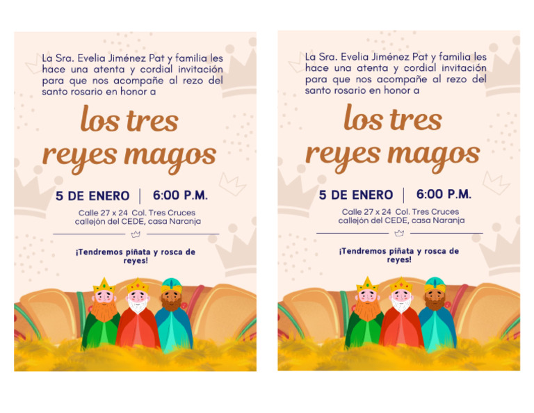 Invitación Reyes Magos | PDF
