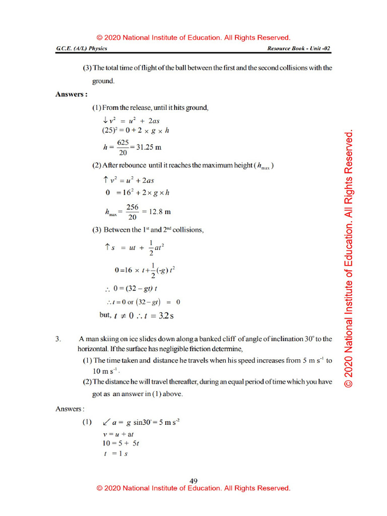 AL Physics Resource Book Unit 1,2-EM-1 Copy Pages 57, 58 | PDF