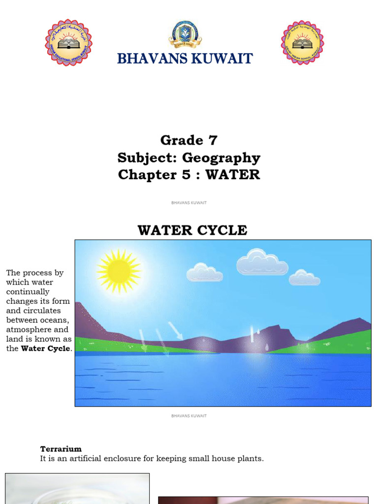 5. Water -PPT | PDF | Oceans | Tide