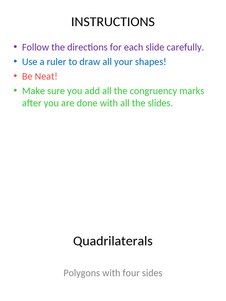 Quadrilaterals Foldables | PDF | Rectangle | Triangle