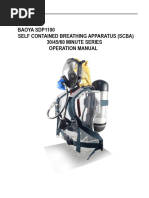 SCBA User Manual and Maintenance Guide | PDF | Valve | Breathing