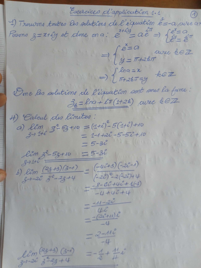 TD corrigé MTH 332 2 | PDF