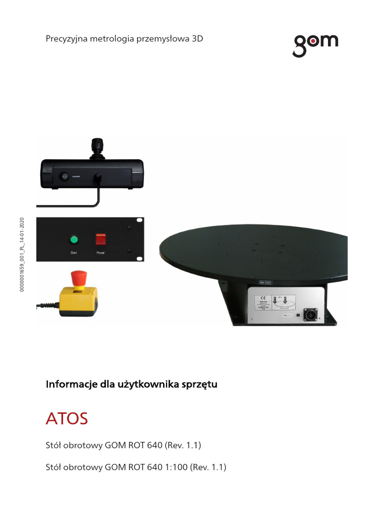 Gom Rot 640 Rev1-1 Oper 1659-001-PL | PDF