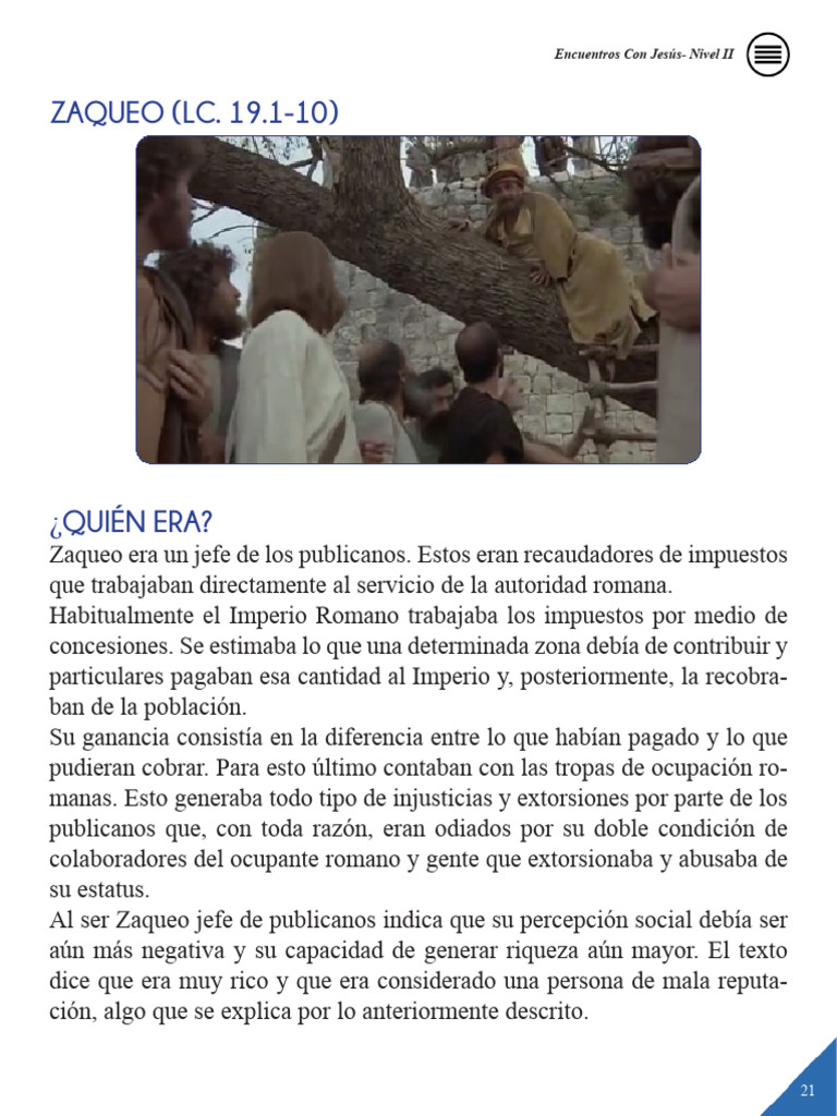 Zaqueo | PDF | Jesús