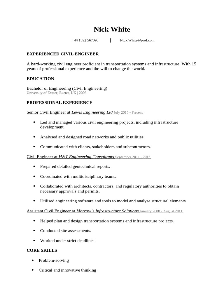 Nick White | PDF