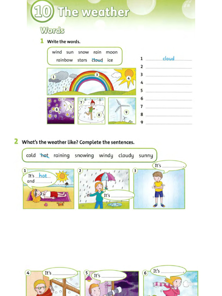 Unit 10 The Weather | PDF