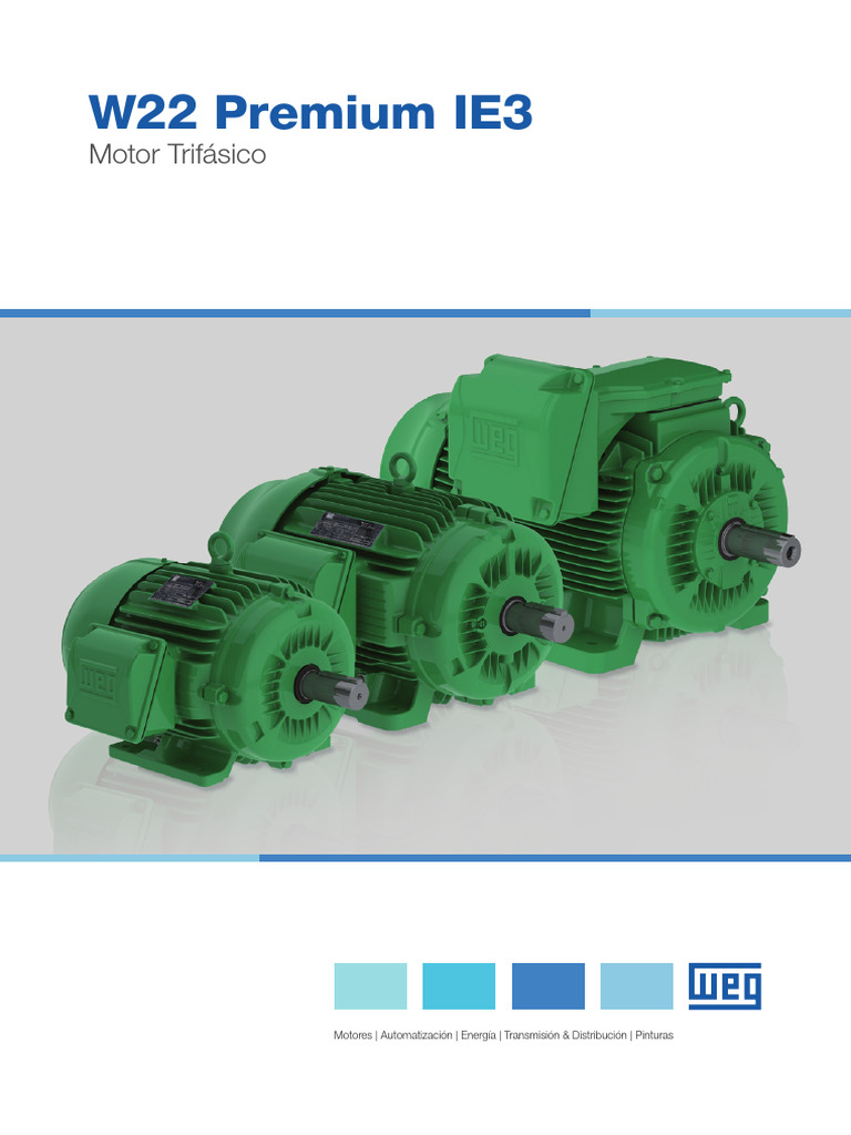 WEG w22 Premium Ie3 Motor Trifasico 50071522 Brochure Spanish Web | PDF ...