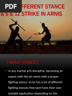 Basic Skills in Arnis | PDF | Foot