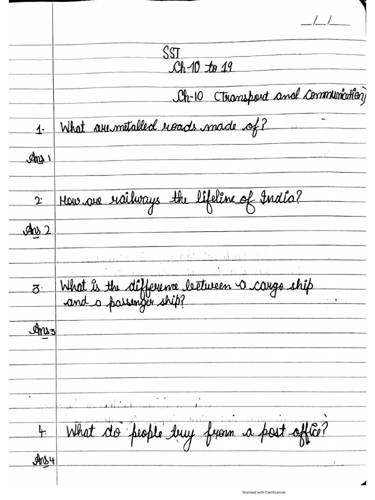 SST All Chapters QlA | PDF