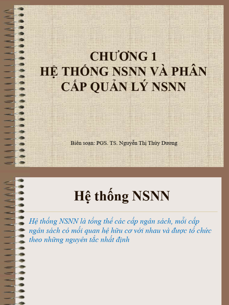 Hệ Thống Nsnn Và Phân Cấp Nsnn-sv (1) | PDF
