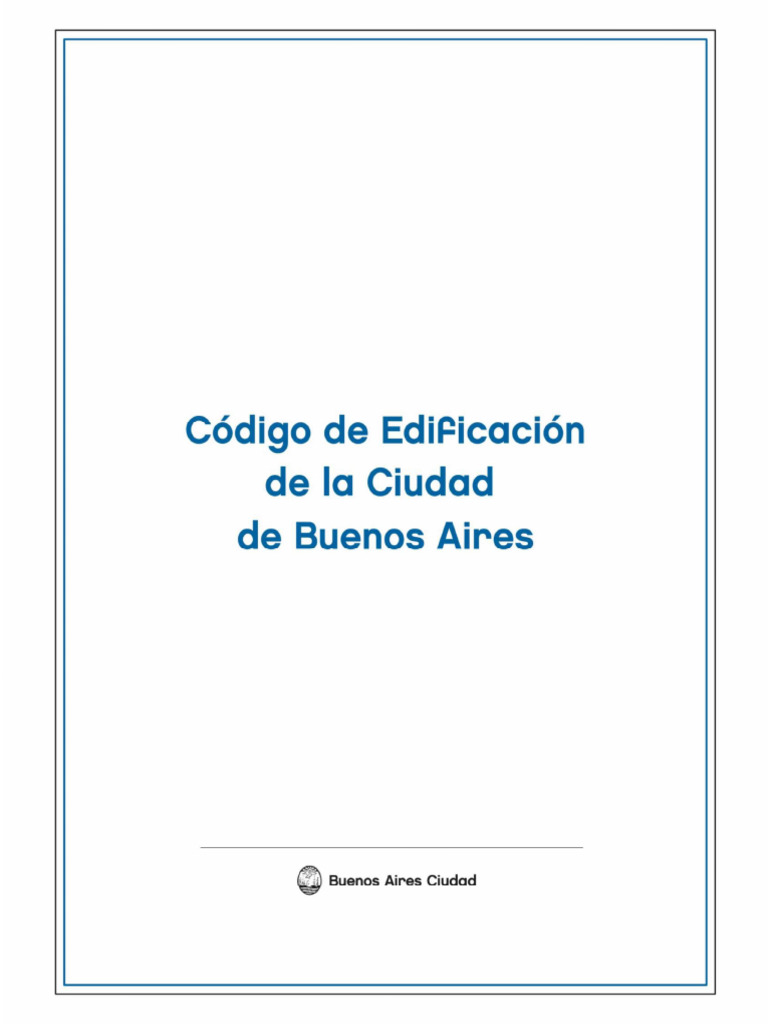 Codigo de Edificación CABA | PDF | edificio | Uso del suelo