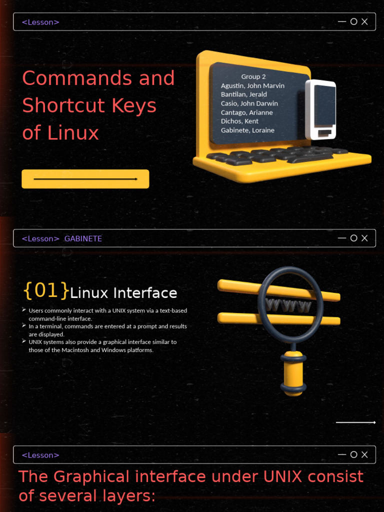 Linux Commands and Shortcut | PDF | Zip (File Format) | Desktop Environment